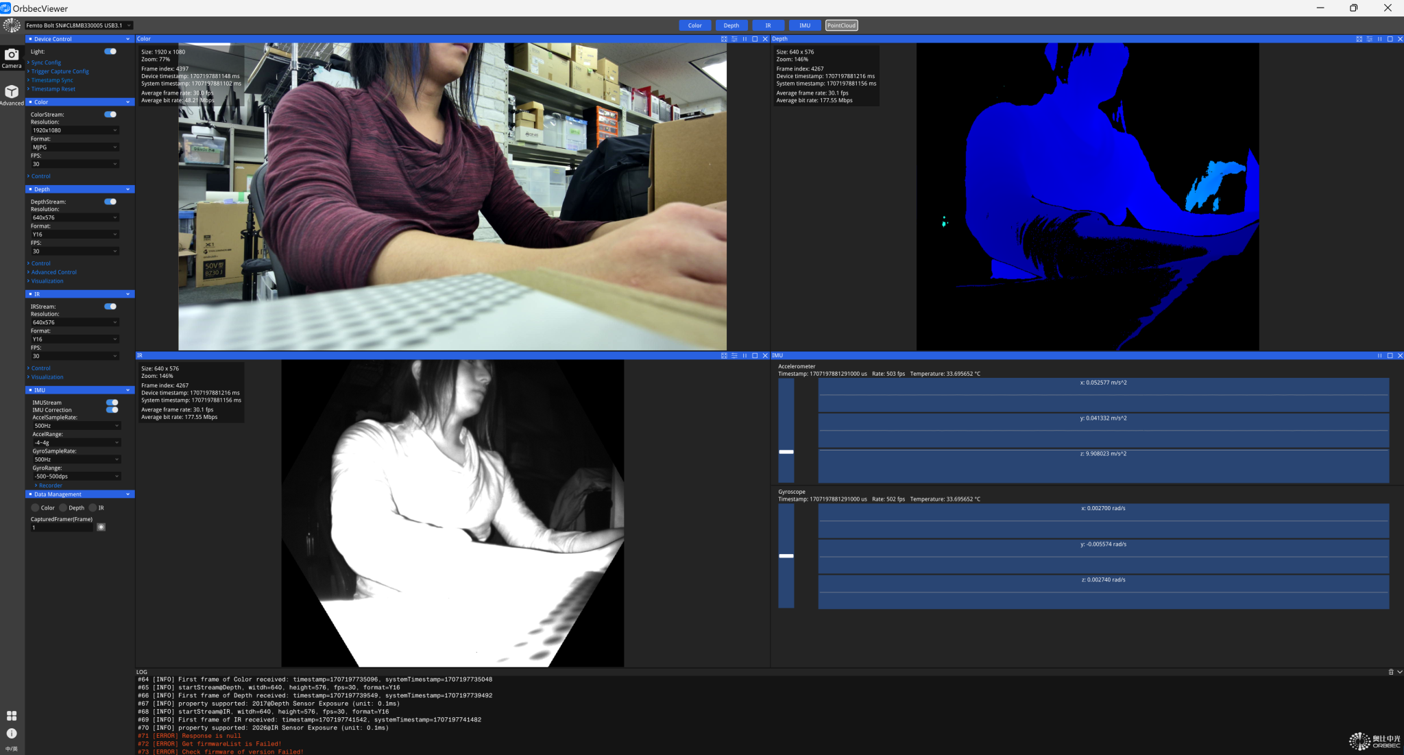 Azure Kinect DKを使用していたUnityプロジェクトをOrbbec Femto Boltにリプレースする方法 | 1→10 lab / ワンテンラボ