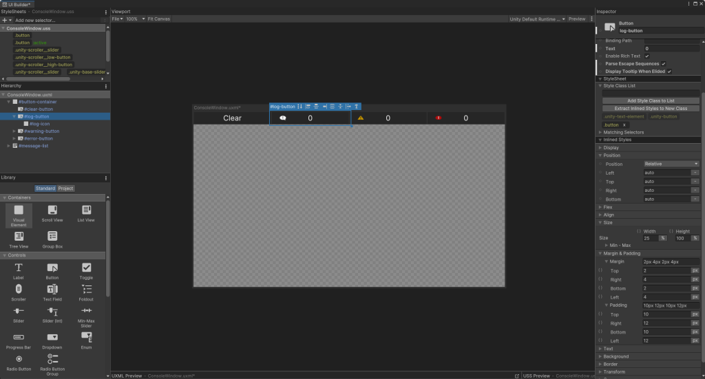 【初心者向け】Unity UI Toolkitを使ってランタイムのコンソールUIを実装する | 1→10 lab / ワンテンラボ