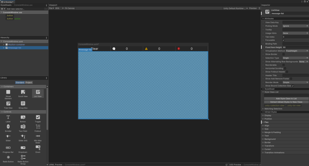 【初心者向け】Unity UI Toolkitを使ってランタイムのコンソールUIを実装する | 1→10 lab / ワンテンラボ